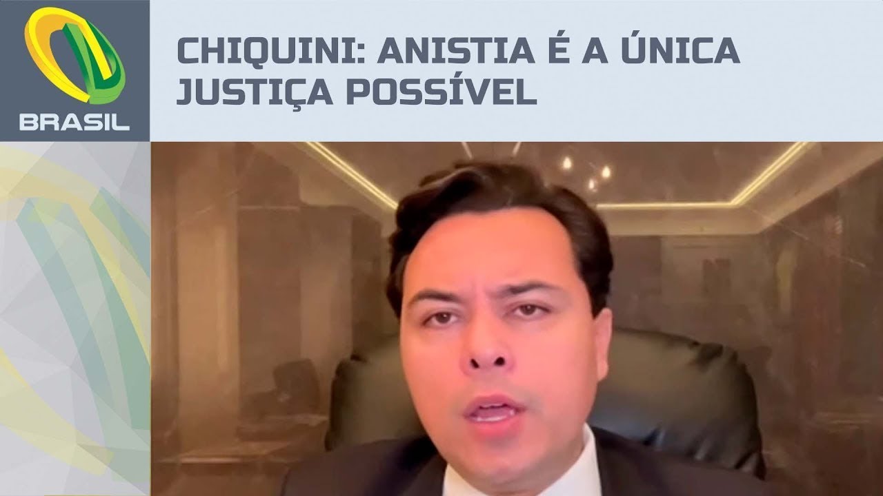 Jeffrey Chiquini defende anistia como única solução para restabelecer a ...
